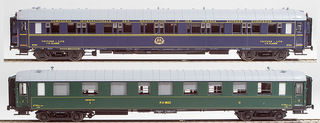 LS Models 40902 - 1930's Orient Express Set 2pc Passenger Coach S2 + OCEM of the SNCF